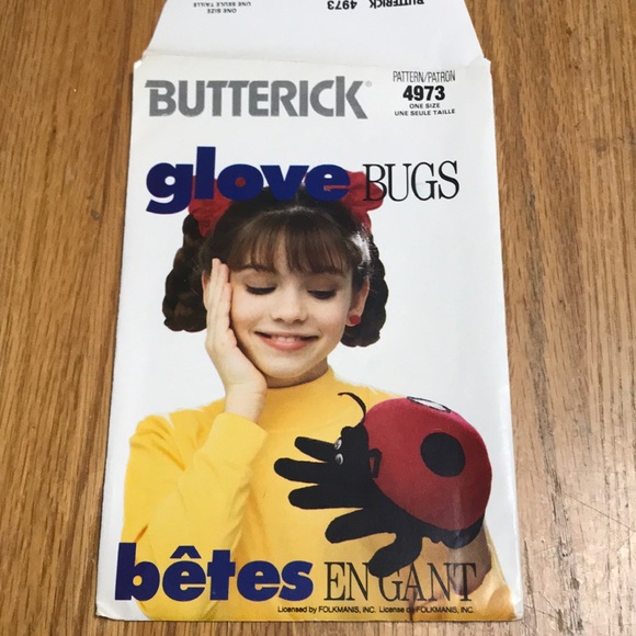 Butterick | Office | Vintage Sewing Pattern Butterick 4973 Gloves With ...